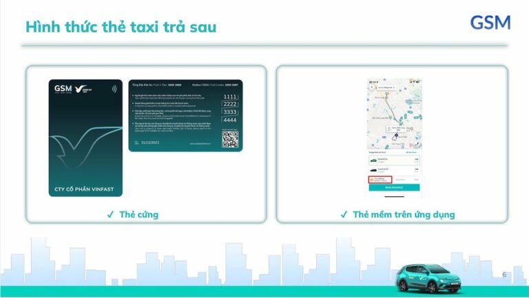 Tìm hiểu chi tiết về thẻ taxi trả sau của Xanh SM mới nhất | Xanh SM