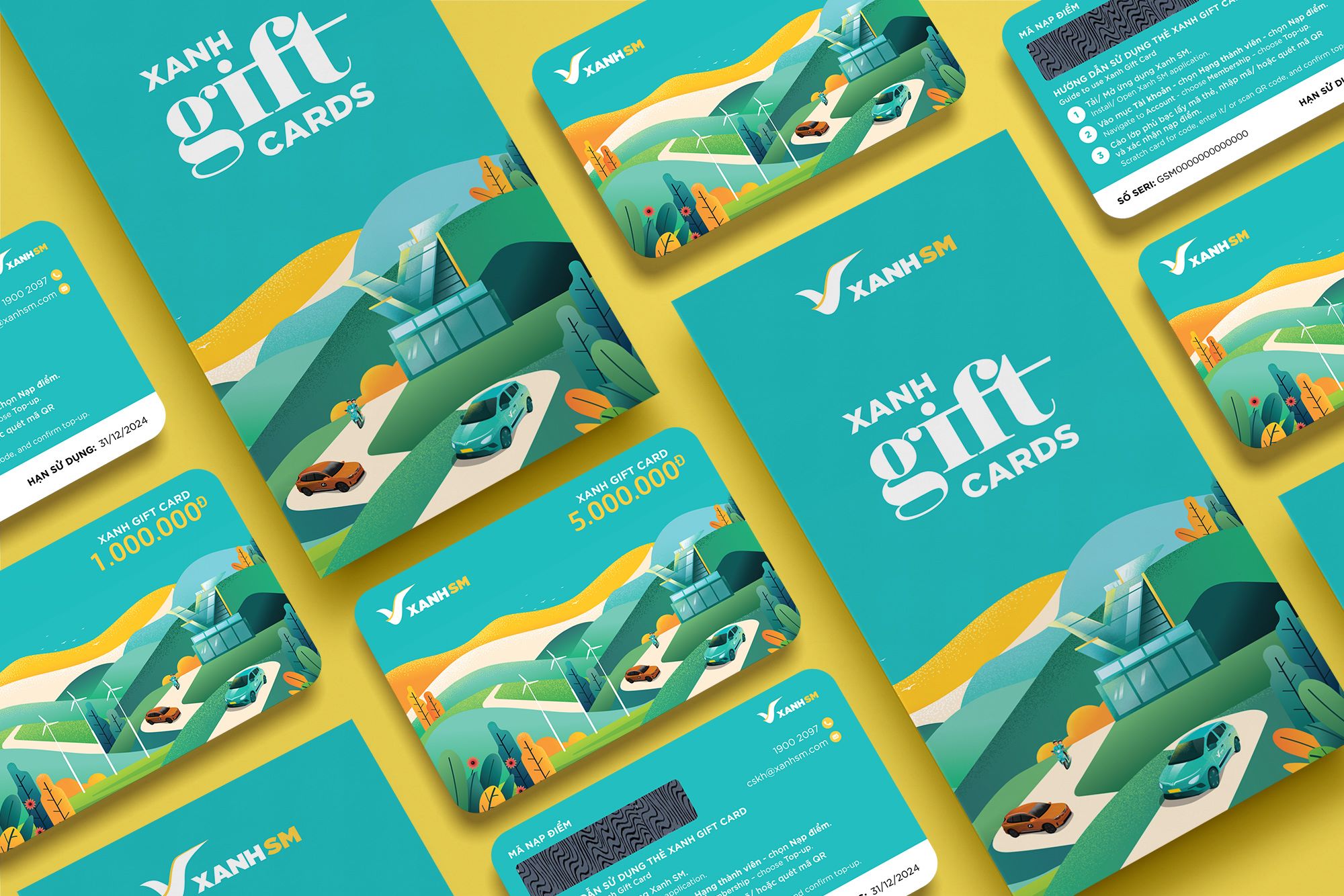 Xanh Gift Card: món quà tặng ý nghĩa tới những người thân yêu | Green SM