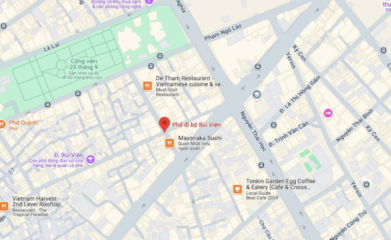 Phố đi bộ Bùi Viện: Điểm đến “không ngủ” tại Sài Gòn | Xanh SM