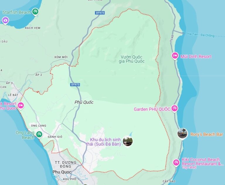 Bản đồ Phú Quốc cho người đi lần đầu: Nên đi đâu, ăn gì, chơi gì? | Xanh SM