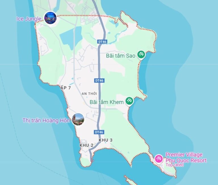 Bản đồ Phú Quốc cho người đi lần đầu: Nên đi đâu, ăn gì, chơi gì? | Xanh SM