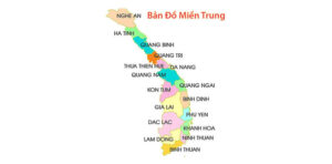 Bản Đồ Miền Trung – Khám phá dải đất hình chữ S đầy nắng gió | Xanh SM