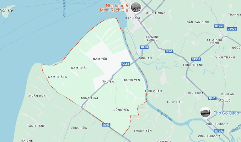 Bản đồ Kiên Giang - Khám phá vùng đất biển đảo trù phú | Xanh SM