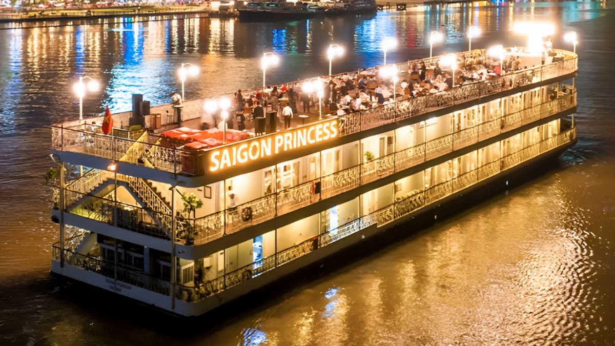 [Review A-Z] Du thuyền Saigon Princess trên sông Sài Gòn | Xanh SM