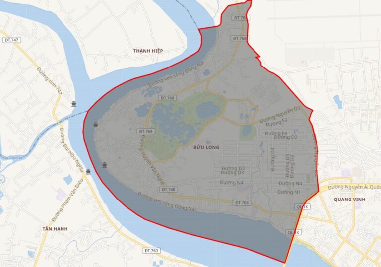 Bản đồ Biên Hòa: Khám phá Thành phố sôi động bên sông Đồng Nai | Xanh SM