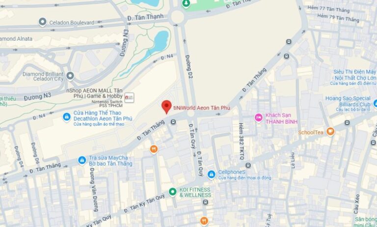 tiNiWorld AEON Tân Phú – Thiên đường vui chơi giải trí cho trẻ em | Xanh SM