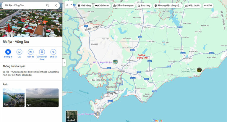 Bản đồ Vũng Tàu: Khám phá mọi ngóc ngách thiên đường biển | Xanh SM